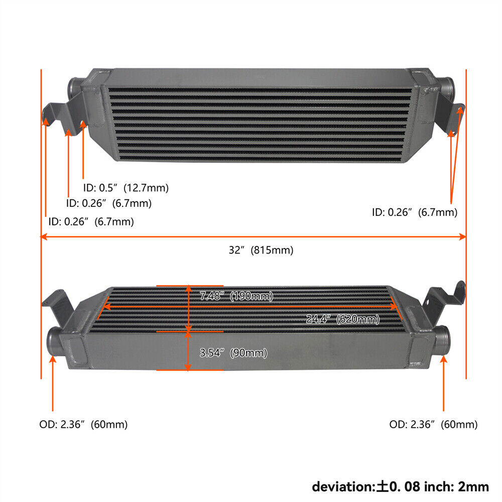 China FMIC Twin Intercooler For Volkswagen Golf R GTI MK7 15-17 Audi S3 ...